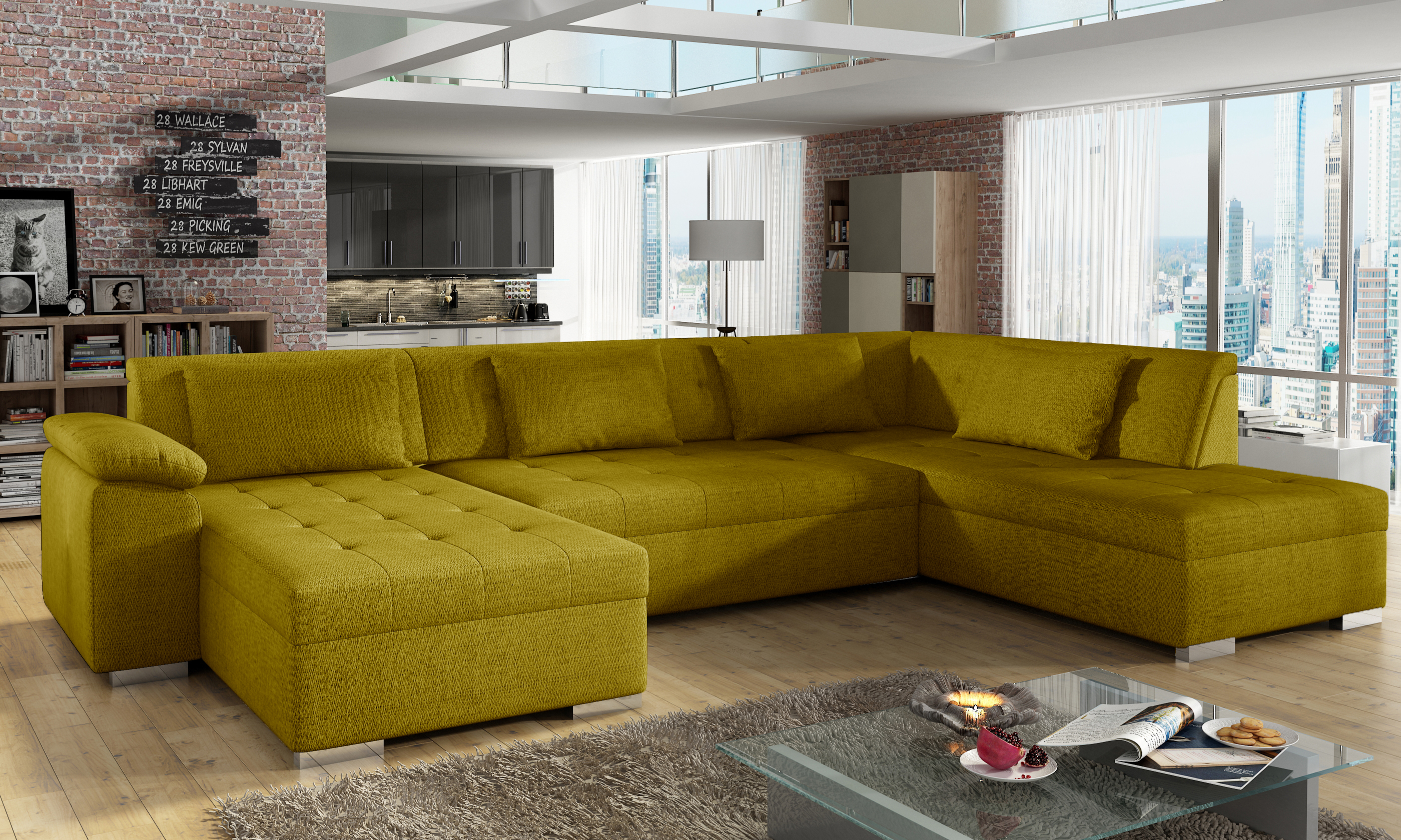 Sedačky ve tvaru U | eu-nabytek.cz